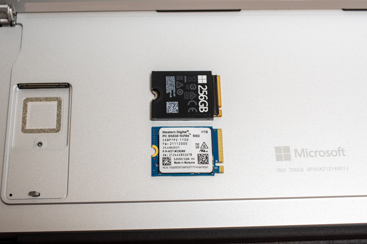 Surface Pro 8のSSD交換(256GB⇒1TB)【SSD交換＆Windows復旧編】 | TechDrive